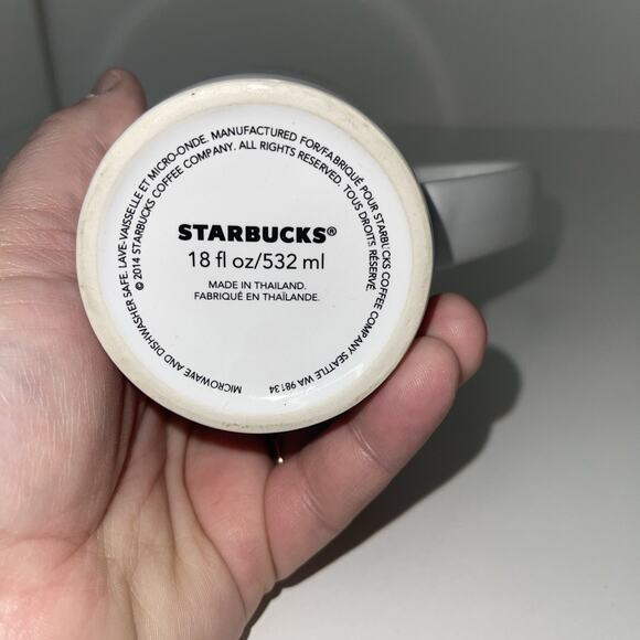 Starbucks | Dining | Starbucks Tall 8oz White Coffee Tea Latte Mug Cup ...